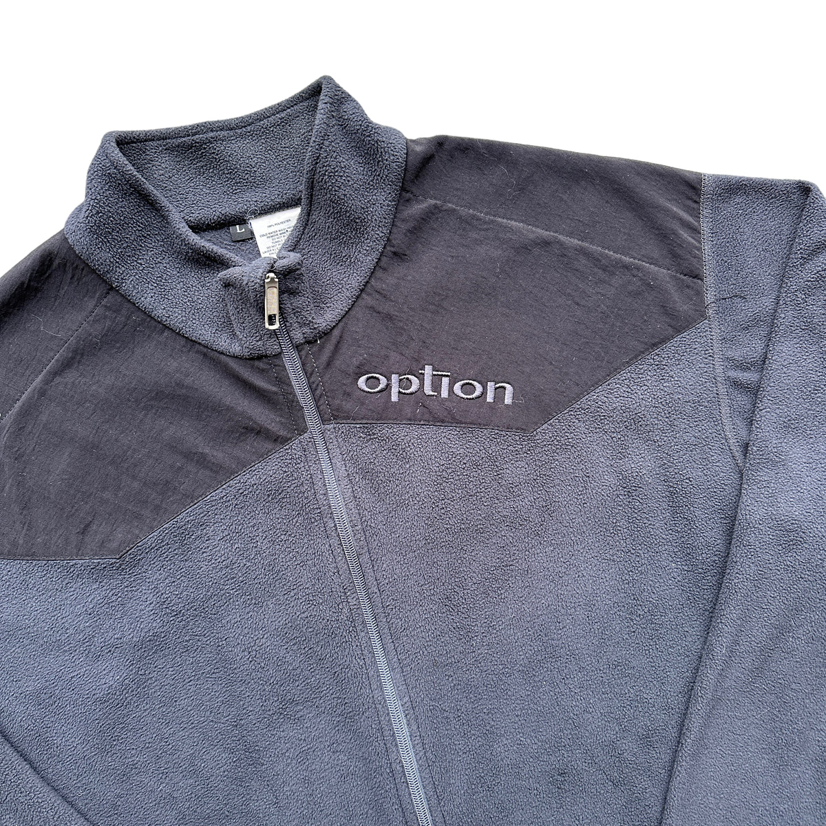 Y2K Option snowboards fleece large – Vintage Sponsor