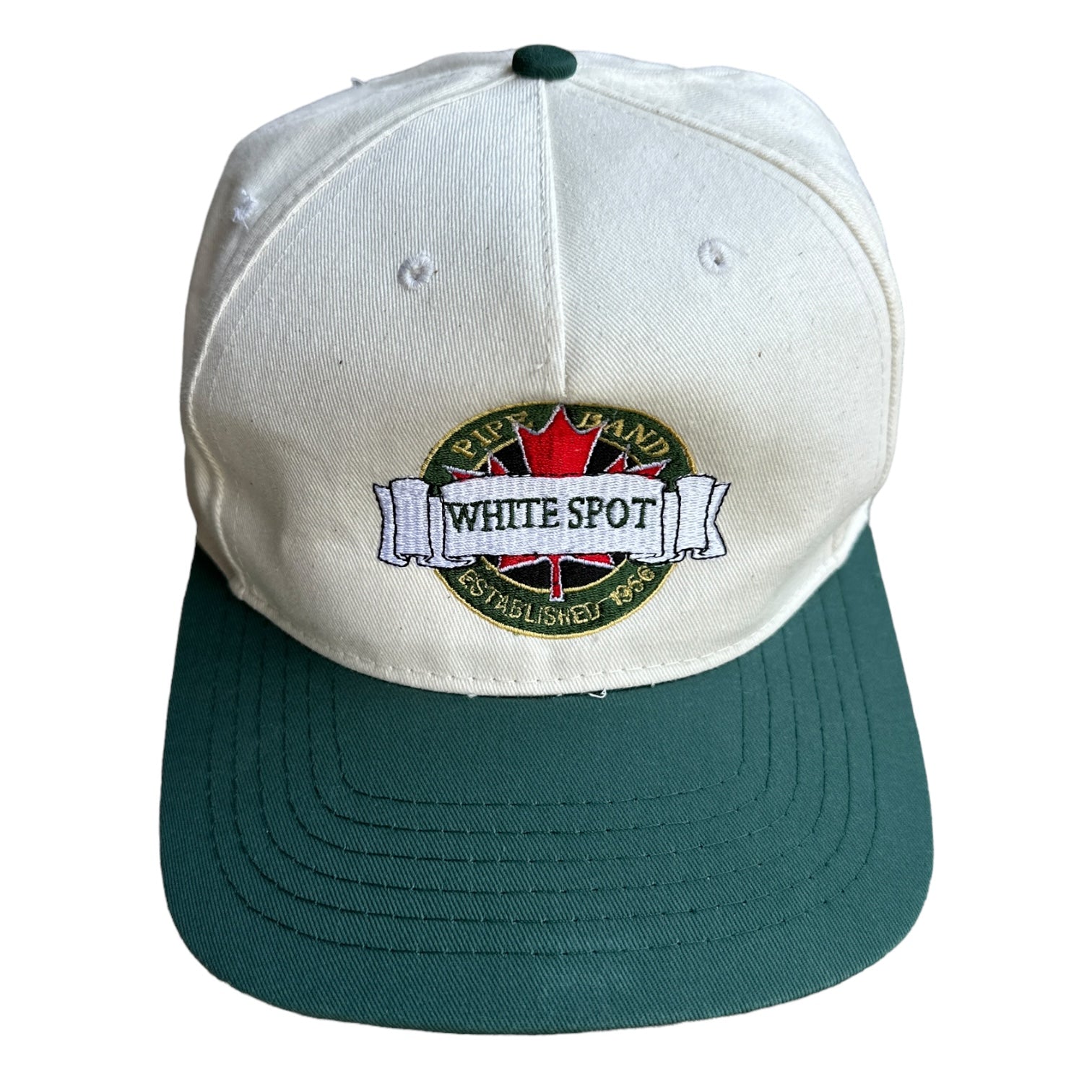 White spot hat – Vintage Sponsor
