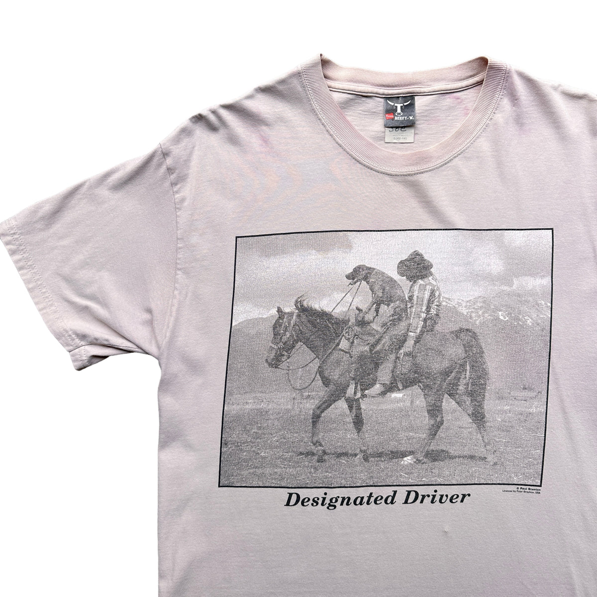 Designated driver tee large – Vintage Sponsor