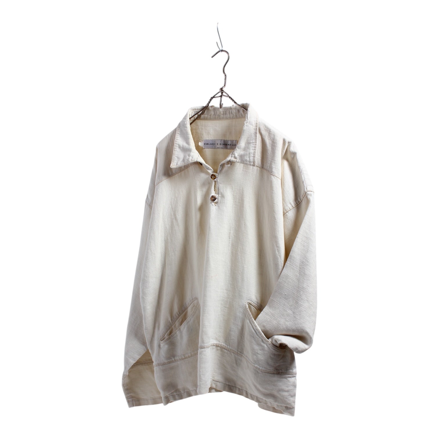 CALUGI E GIANNELLI linen smock XL Made in italy🇮🇹 – Vintage Sponsor