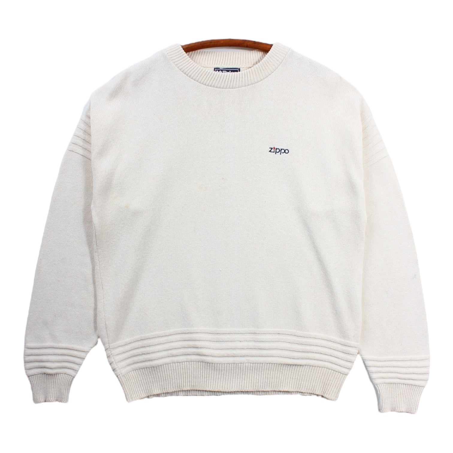 80s ZIPPO cotton sweater XL – Vintage Sponsor