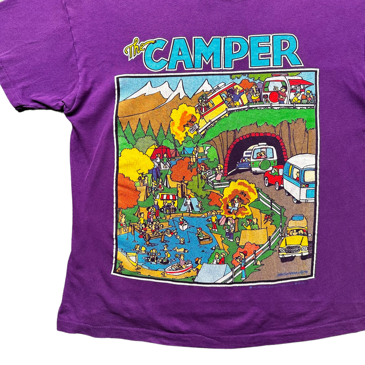 90s Camper tee large – Vintage Sponsor