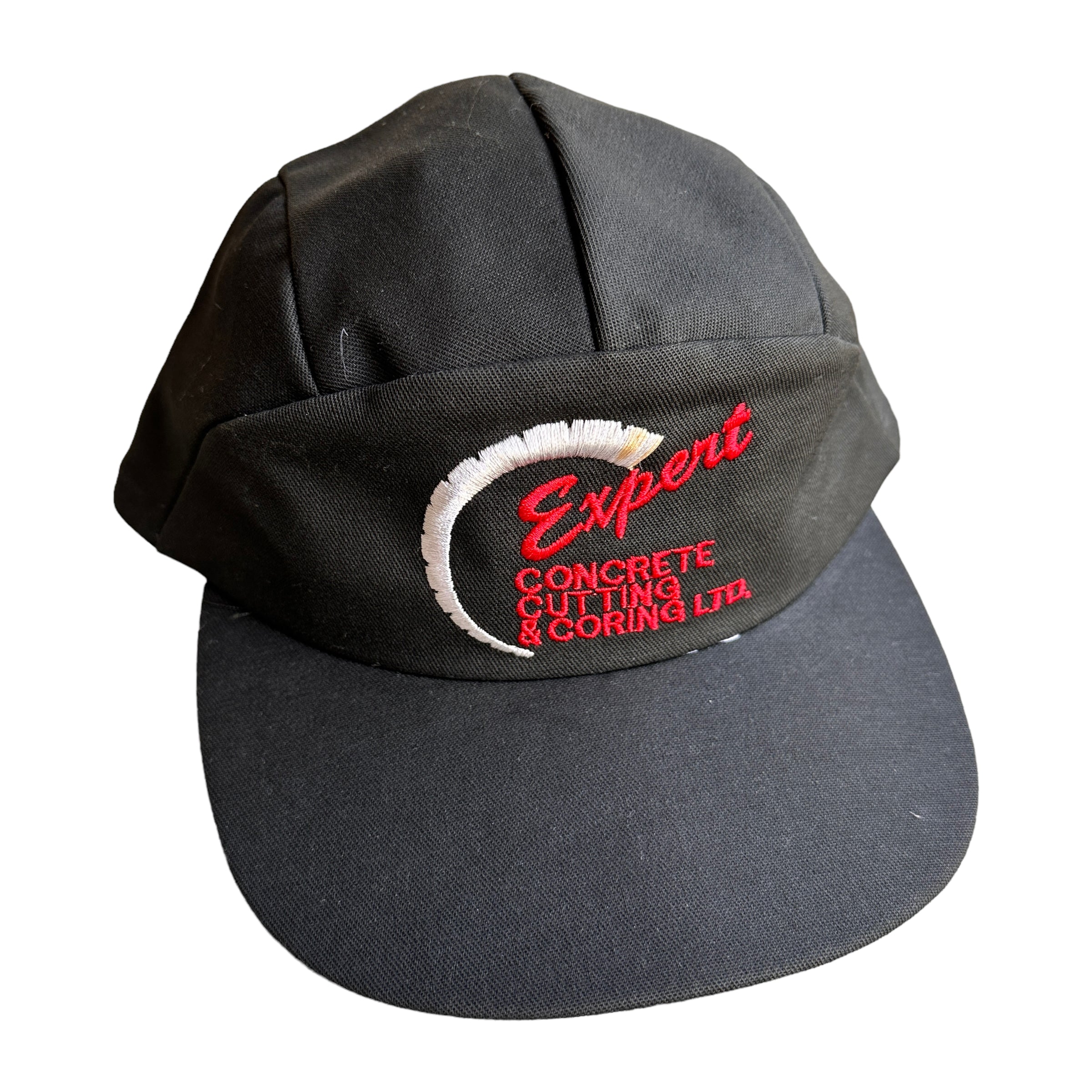 80s Concrete cutting hat “helicopter pilot” fit – Vintage Sponsor