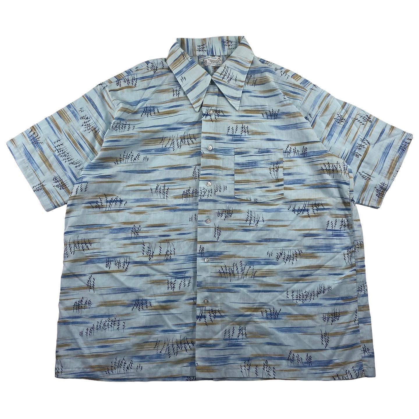 70s button up shirt. XXL – Vintage Sponsor