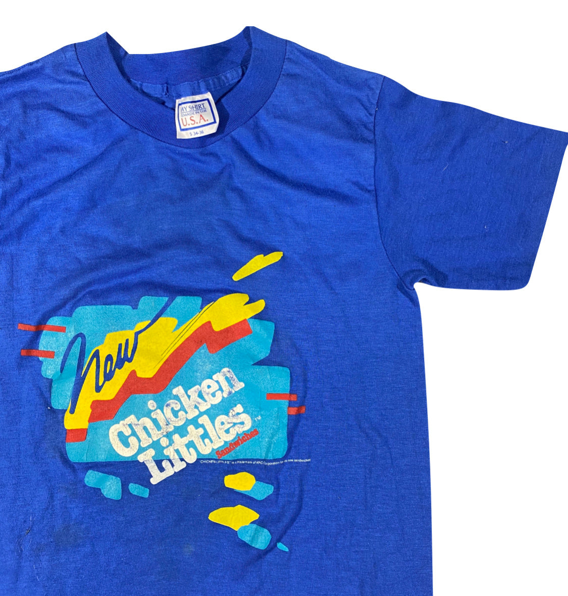 90s KFC chicken littles tee. Small – Vintage Sponsor