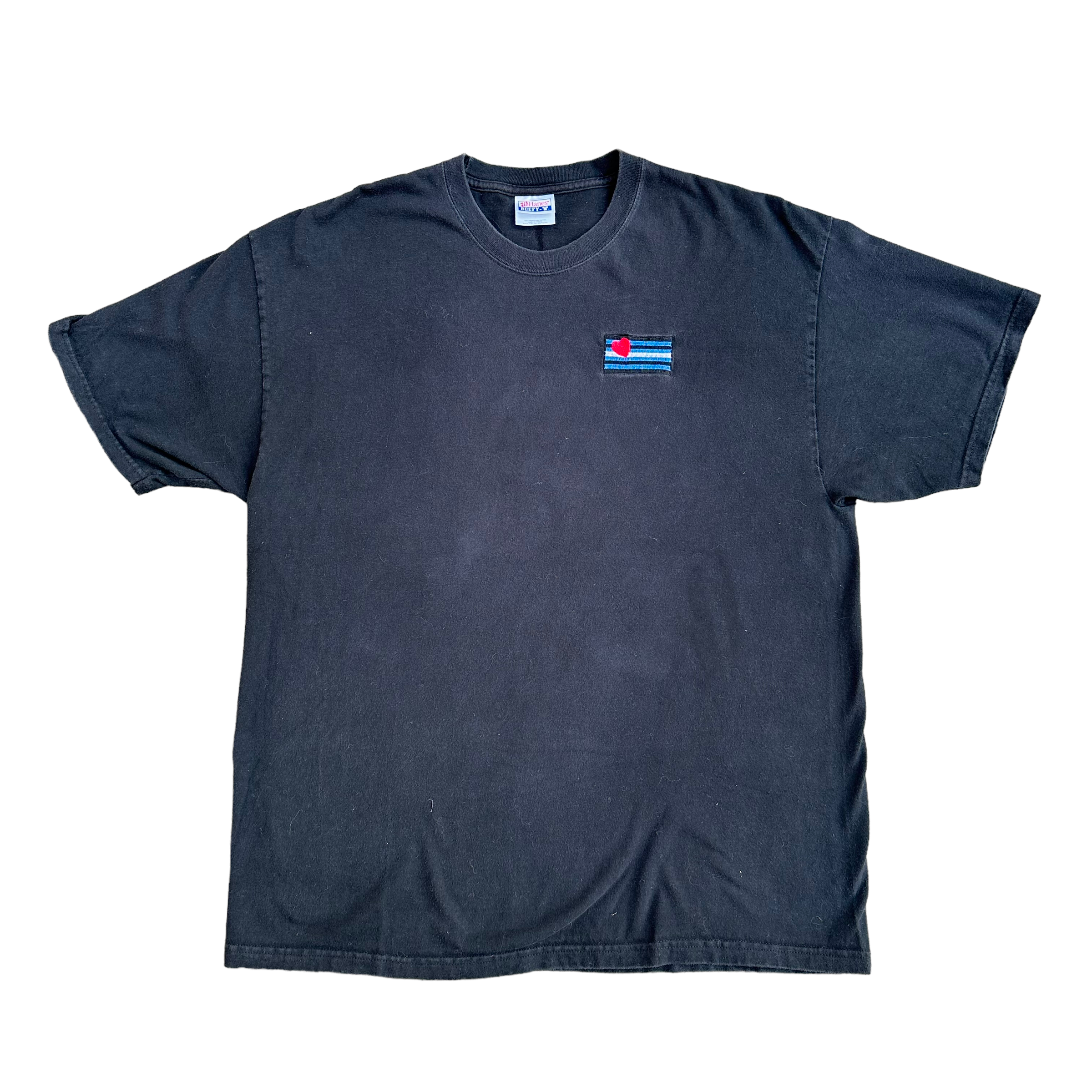 Leather pride flag tee XL – Vintage Sponsor